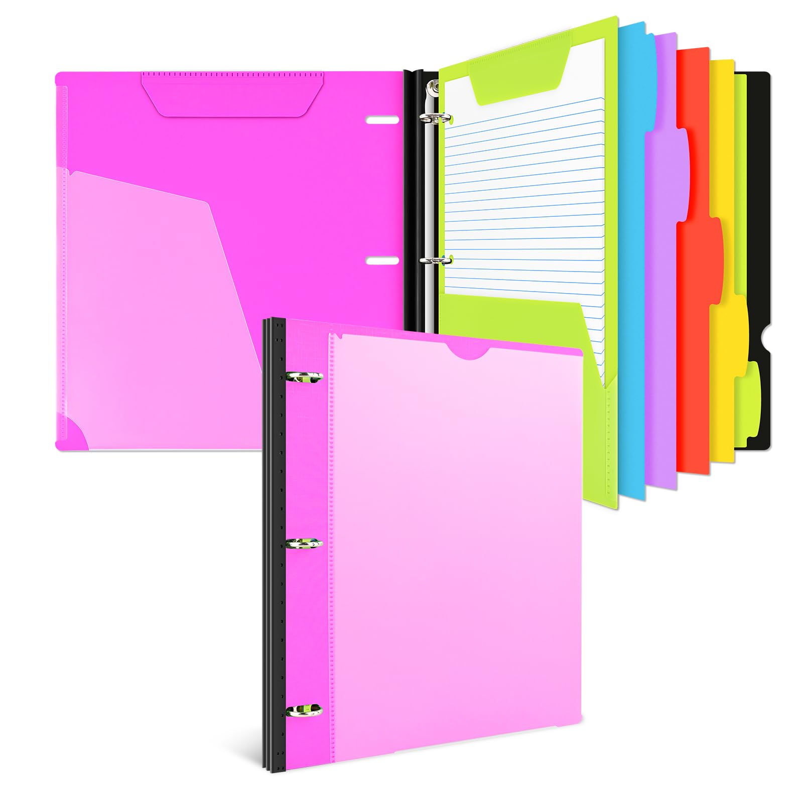 Mua INFUN All-in-one Telescoping Binder Notebook, Refillable 3 Ring ...