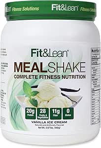 Amazon.com: Fit & Lean Fat Burning Meal Replacement Shake with Protein ...