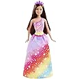 Amazon.com: Barbie Princess Doll, Rainbow Fashion : Toys & Games