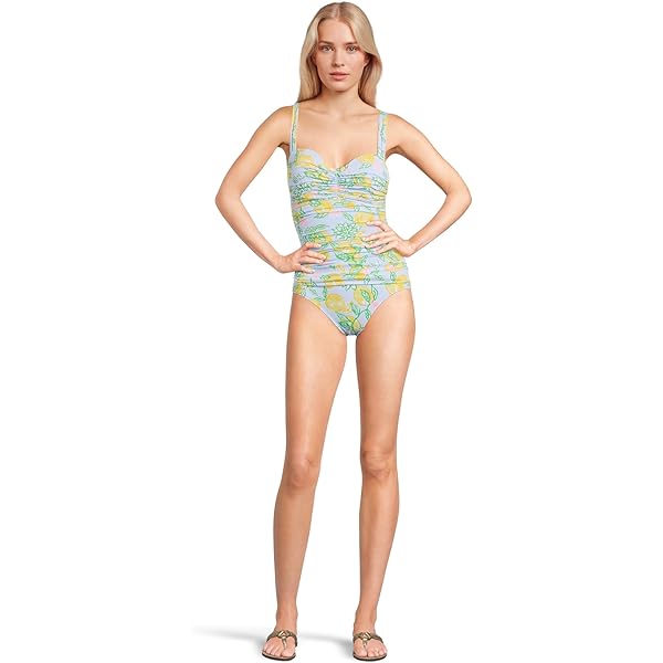 Lilly Pulitzer Women's Standard Ester One-Piece, Water Hyacinth at