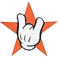 Amazon.com: Houston Star Hand Patch Emoji H-Town Iron On Embroidered ...