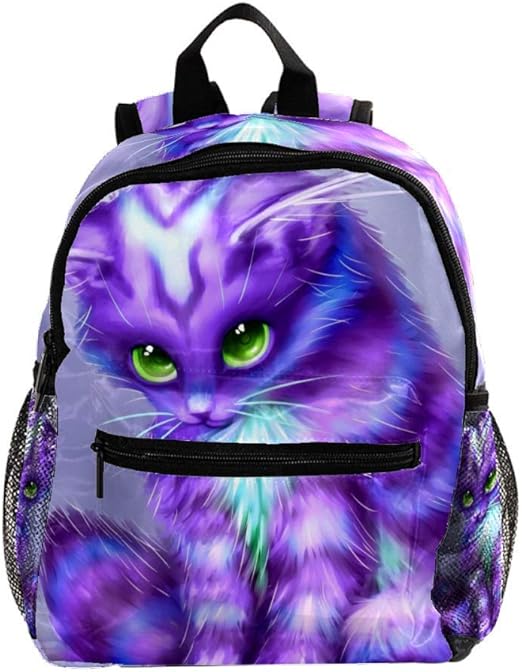 Kinderrucksack Lila Katze Rucksäcke für Kinder/Kleinkinder Jungen und ...