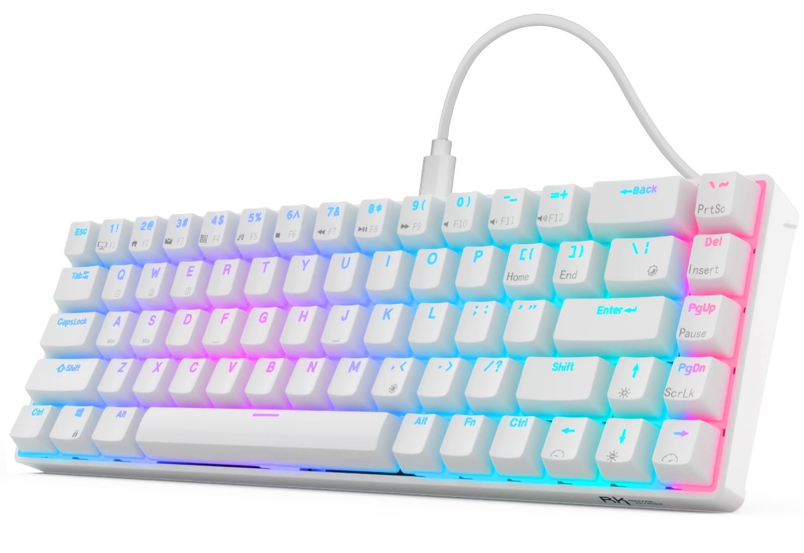 Mua RK68 Wired 65% Mechanical Keyboard, RGB Backlit Ultra-Compact 60% ...