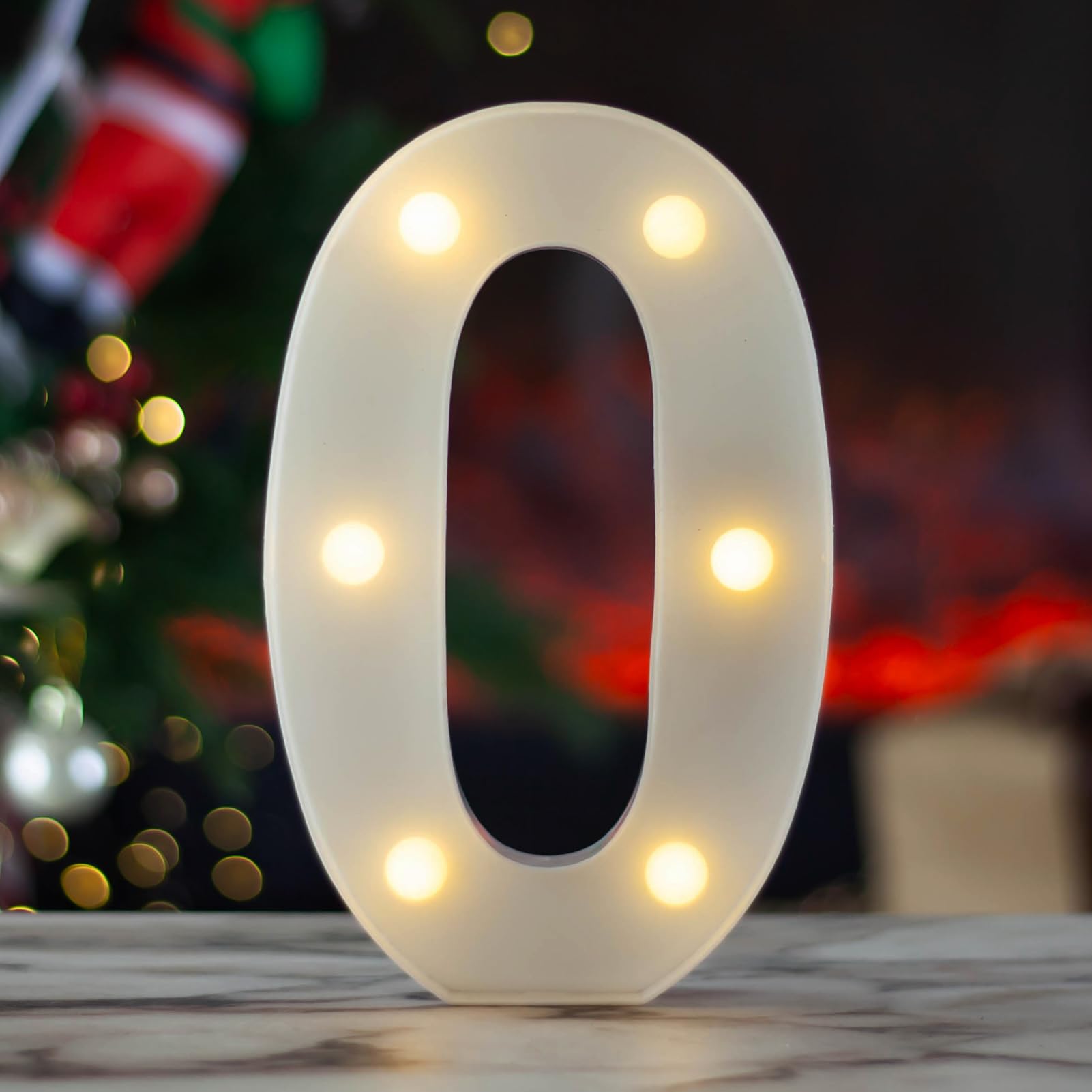 LED Marquee Numbers, 0-9 Light Up Letters, Battery Powered LED Letter ...