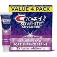 Amazon.com : Crest 3D White Toothpaste, Advanced Luminous Mint, Teeth ...