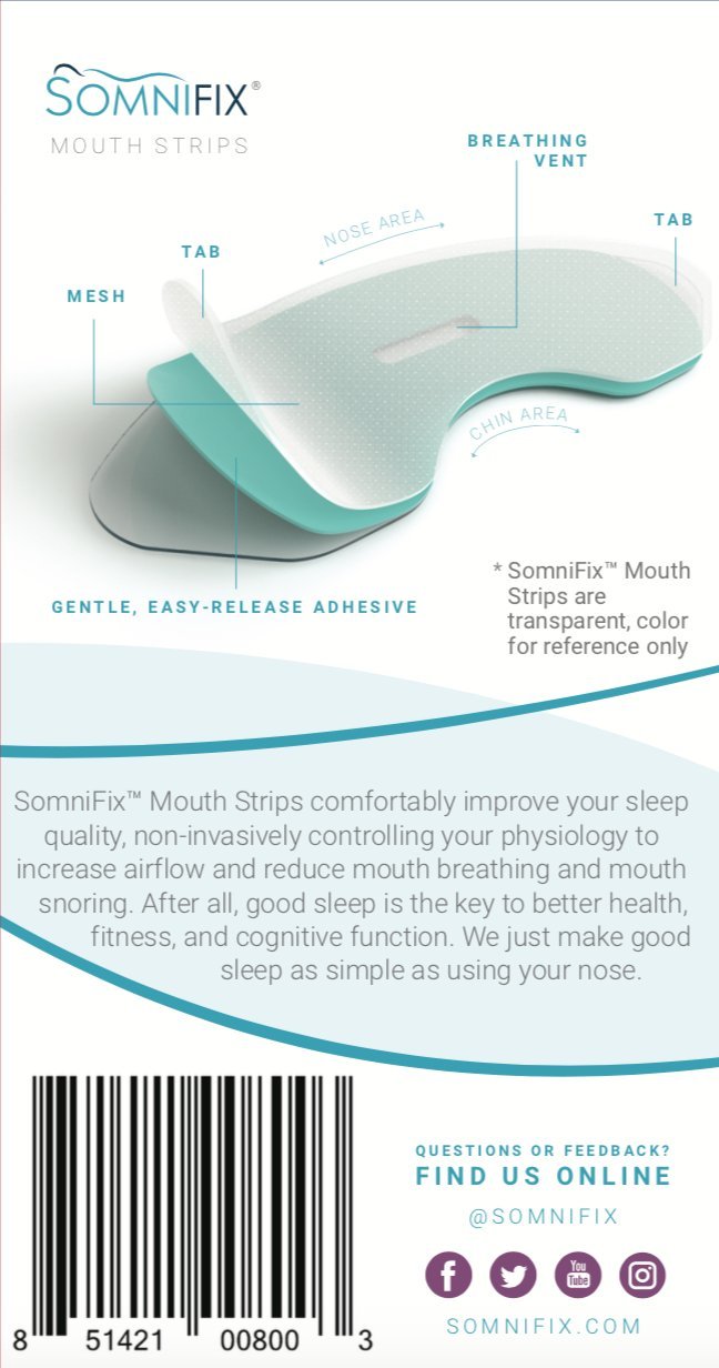 Sleep Strips by SomniFix - Advanced Gentle Mouth Tape for Better Nose ...