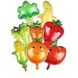 ED-Lumos 8Pcs Giant Vegetable Fruits Reusable Helium Balloons for ...