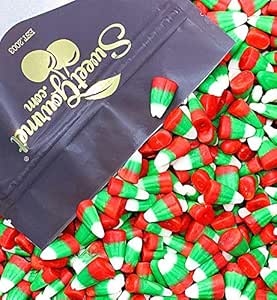 Amazon.com : SweetGourmet Holiday Candy Corn Red, White & Green ...