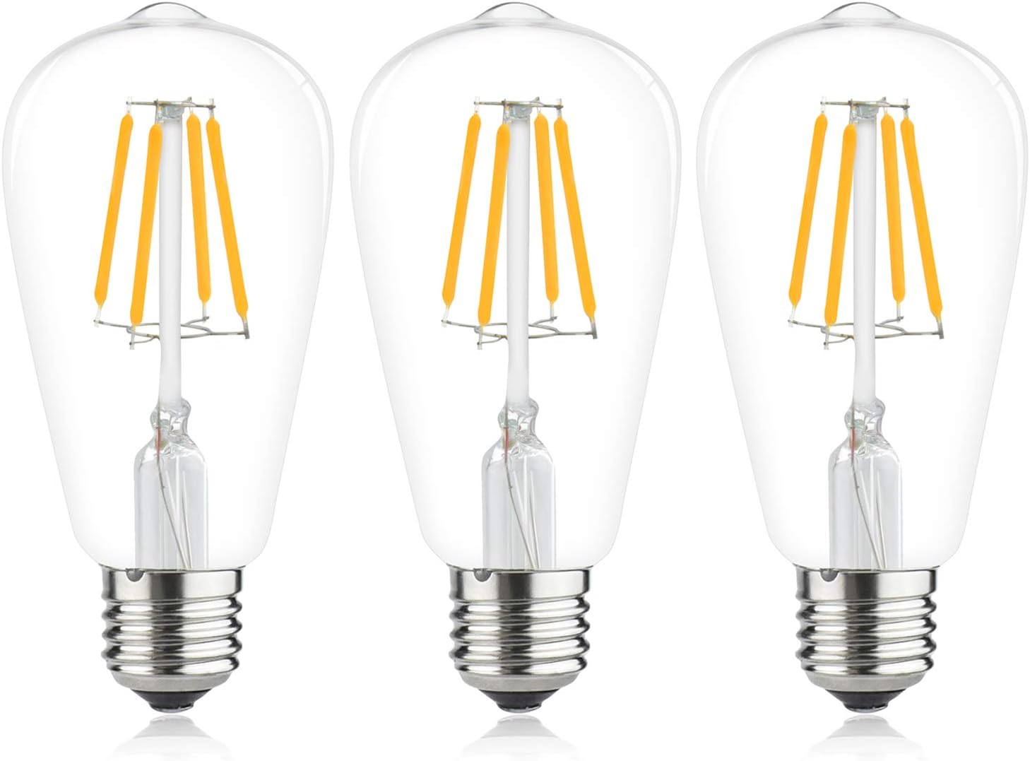 Amazon.com: Klarlight DC 12V LED ST64 Filament Bulb, 4W E26 ST64(ST21 ...