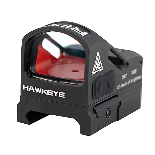 Hawkeye 1x24mm Red Dot Sights, 2 MOA Shake to Awake Compact Open Reflex ...