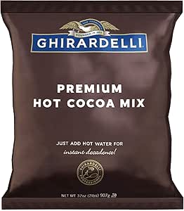 Ghirardelli Chocolate Premium Hot Cocoa Mix, Double Chocolate, 32 Ounce Package by Ghirardelli ...