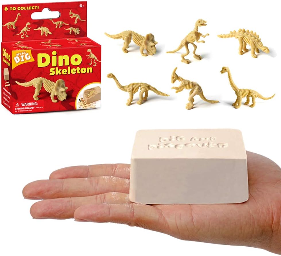 Dinosaur Skeleton Dig Kits For Kids Dino Fossils Digging Excavation Kit ...
