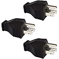 Extension Cord Ends 125V 15A 2Pole 3Wire Male Straight Blade Plug ...