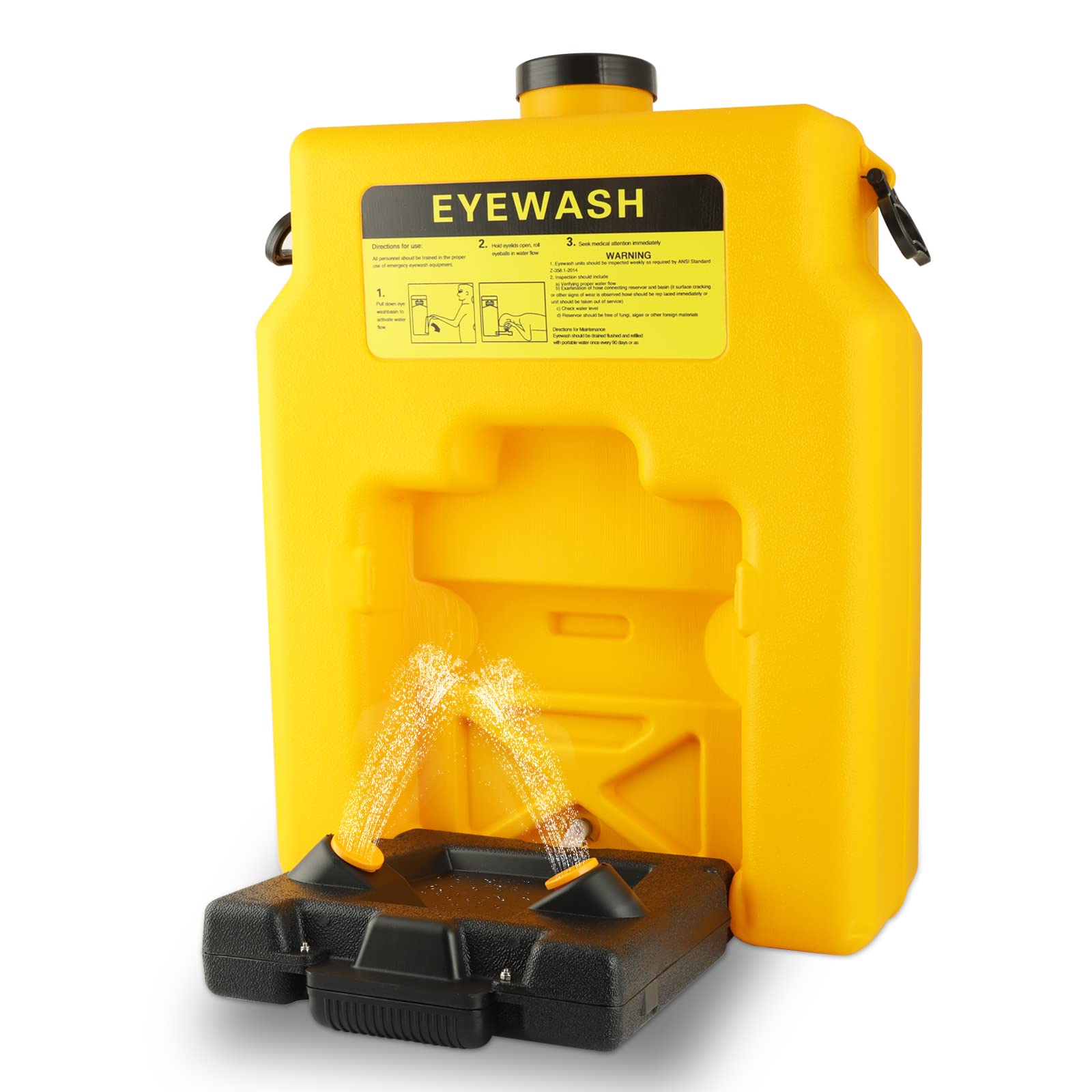 Portable Eyewash-Station Emergency OSHA-Approved Yeipower - Wall ...