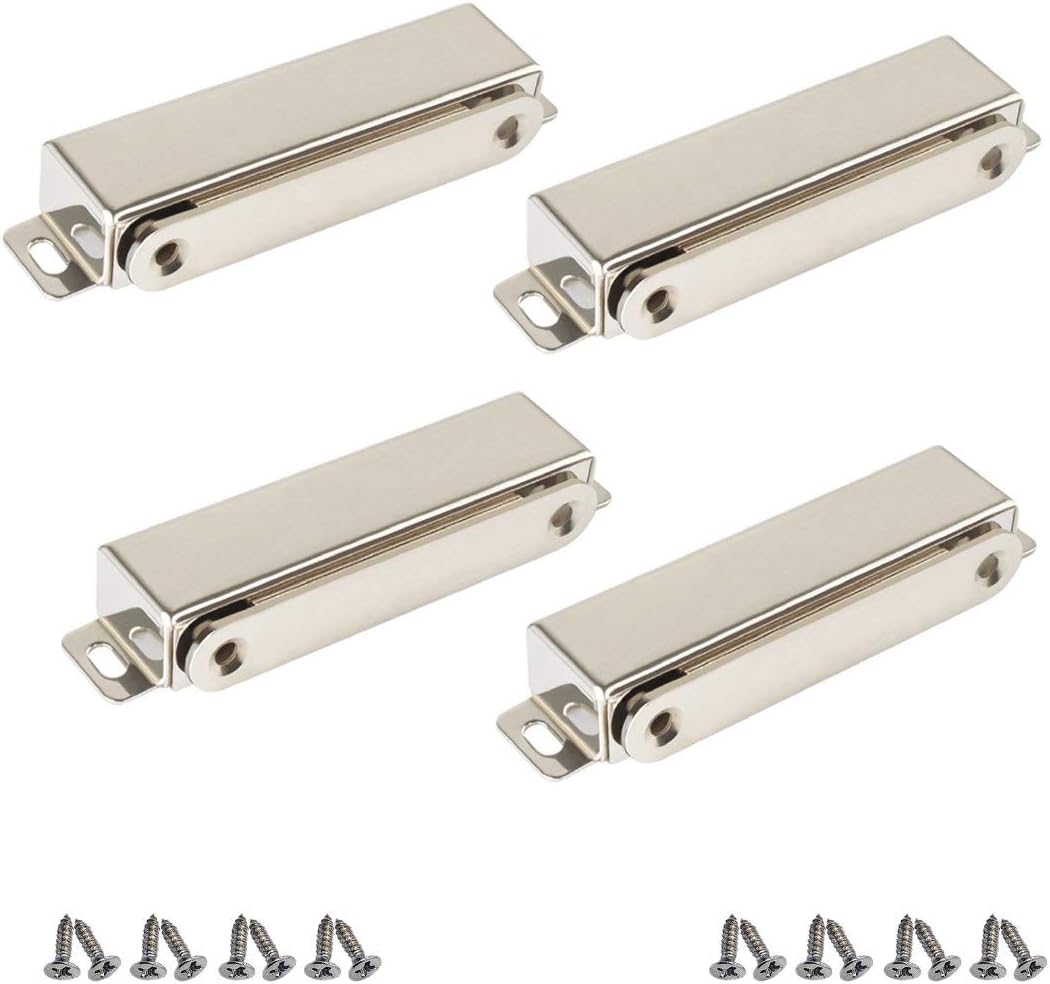 Cabinet Door Magnet, Stainless Steel Magnetic Door Catch, Jeylly Heavy ...