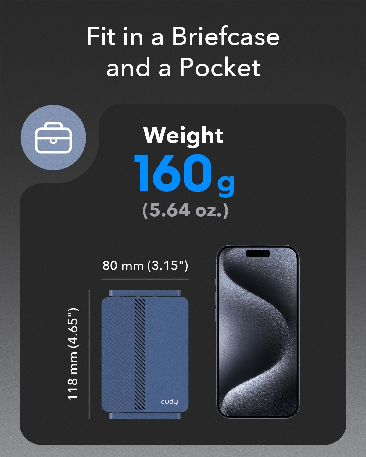 Mua Cudy TR3000 Pocket-Sized Wi-Fi 6 Wireless 2.5Gb Travel Router | WiFi Router | OpenVPN ...