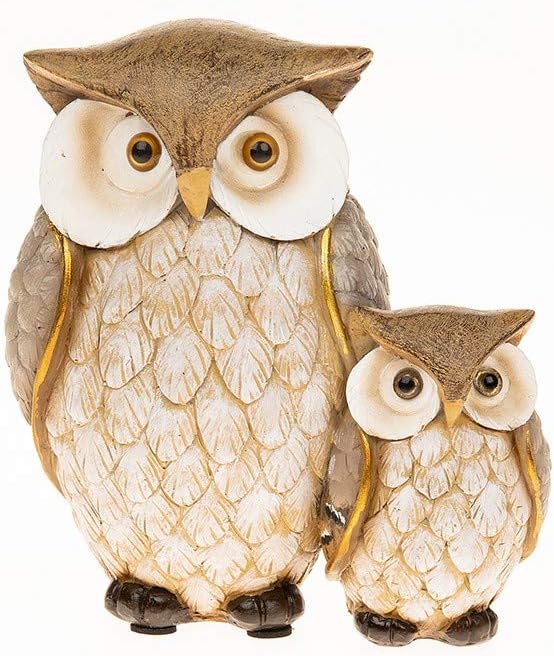Shudehill - Figura decorativa de búho para mamá y bebé: Amazon.es: Hogar