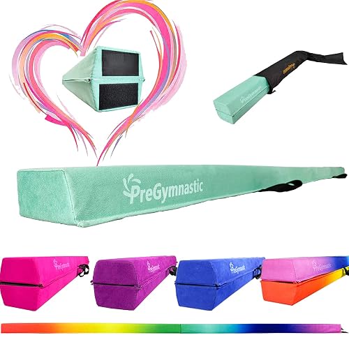 PreGymnastic Folding Balance Beam for Kids 3-12-Foldable Gymnastics ...