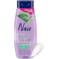 Amazon.com : Nair Body Cream Hair Remover, Soothing Aloe and Water Lily ...