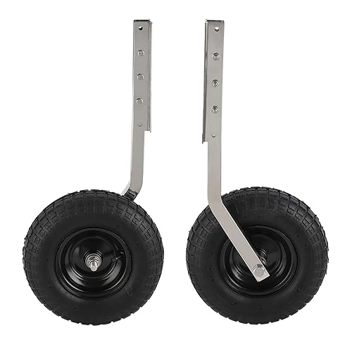 Boat launching wheels, 500 LBS Loading Capacity Inflatable Boat Transom ...