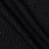 Amazon.com: BLACK Rib Knit Fabric Ribbing Fabric Sleeves Collar Gray ...