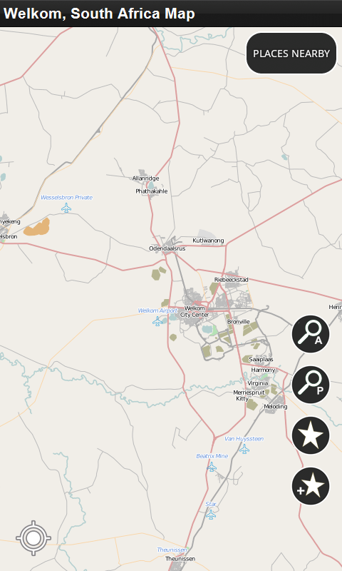 Welkom, South Africa - Offline Map:Amazon.com:Appstore for Android