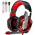 Amazon.com: VersionTECH. G2000 Gaming Headset, Bass Surround Gaming ...
