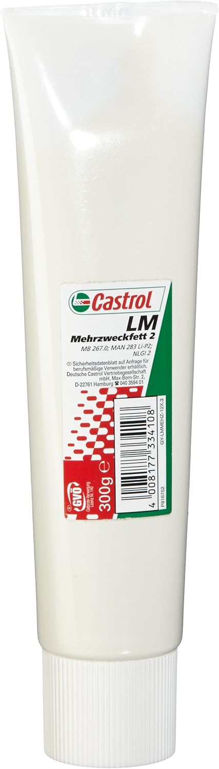 Castrol 73829 LM Multi-Purpose Grease 2, 300 g: Amazon.co.uk: Car ...