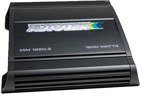 Amazon.com: Autotek The Mean Machine 2-Channel Class AB Amp (1,200 ...