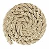 GOLBERG G ProManila Rope (1 1/4 Inch, 10 Feet) Tan Twisted 3 Strand ...