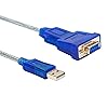 DTech 3 Feet USB to Serial Female Adapter Cable DB9 RS232 to USB 2.0 ...