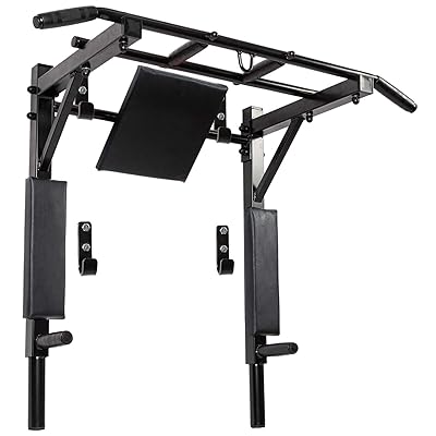 Buy Kit4Fit Wall Mounted Pull Up Bar and Dip Station Multi-Grip Chin Up ...