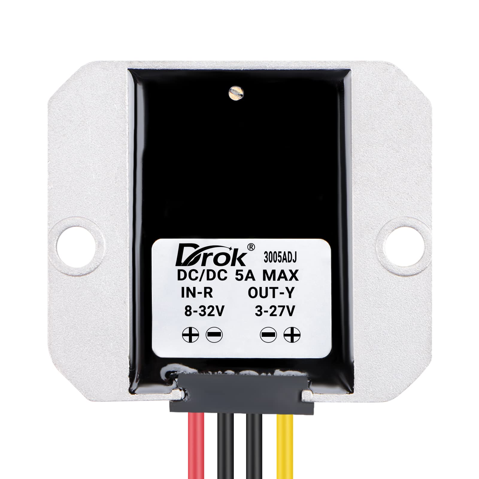 Mua DROK Voltage Reducer, DC-DC Buck Converter DC 8-35V to DC 3-24V 5A ...