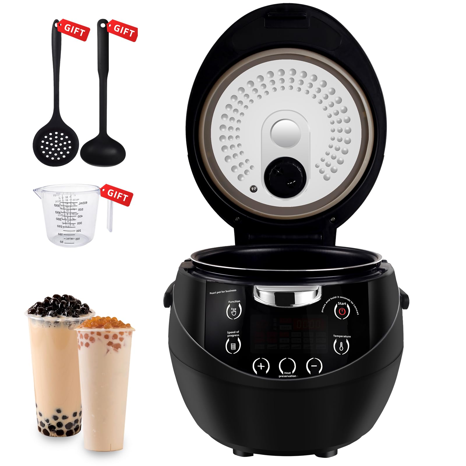 Commercial Boba Cooker - 6L Boba Maker Automatic Boba Machine for ...