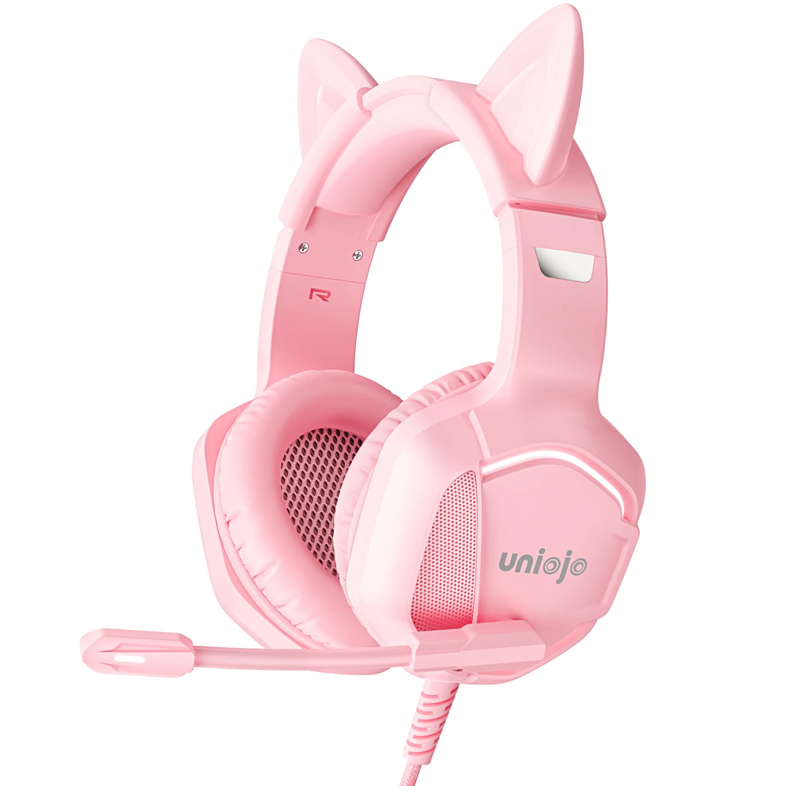 Mua Pink Gaming Headset Noise-Canceling Mic with Stereo Surround，Wired ...