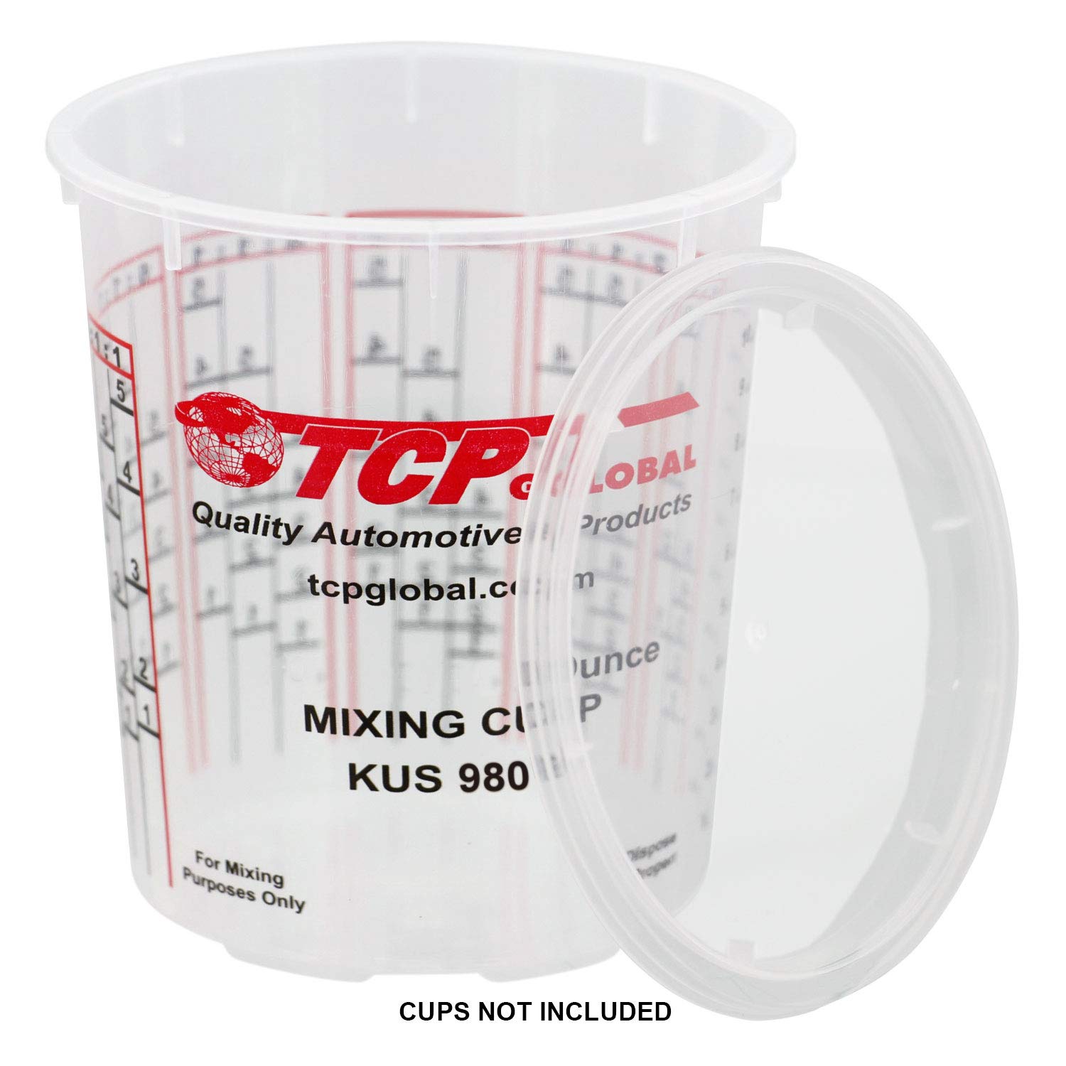 Mua Custom Shop Paint Mixing Cup Lids Only (Box of 50) 2 Quart Size ...