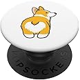 Amazon.com: Corgi Butt PopSockets PopGrip: Swappable Grip for Phones ...
