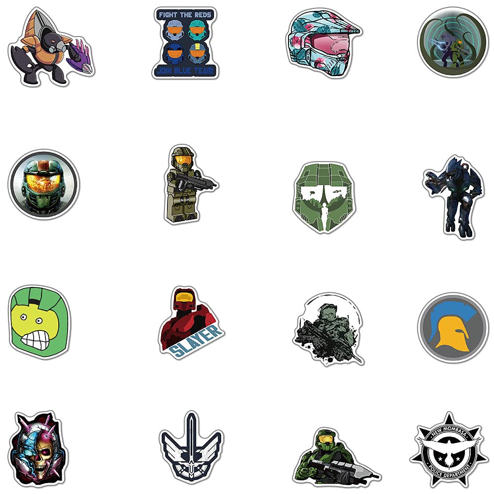 Mua NC 50Pcs Halo The Master Chief Collection Stickers Pack | Vinyl ...