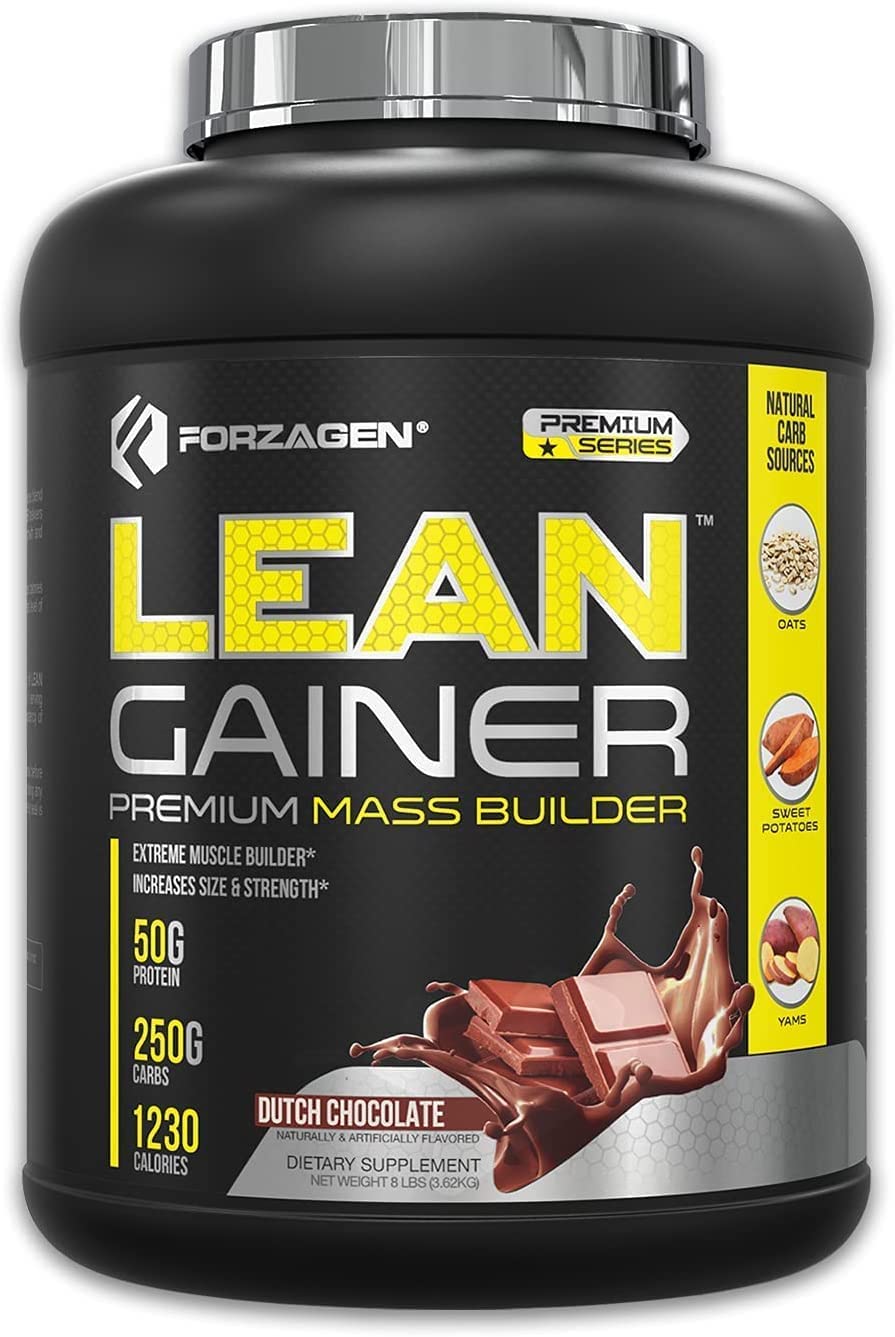 Mua Lean Muscle Mass Gainer Protein Powder Chocolate Flavored, High ...