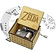 Amazon.com: The Legend of Zelda Music Box Wood Hand Crank, Wooden Antique Engraved Carved Crafts ...