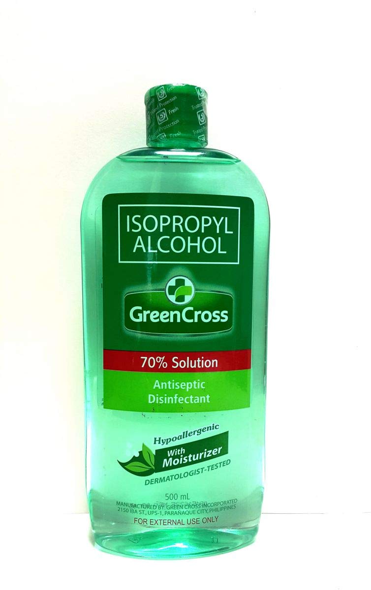 Green Cross Isopropyl Alcohol 70% Solution With Moisturizer, 500ml price in UAE | Amazon.ae UAE ...