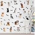 Amazon.com: OLMIXA Dogs and Bones Wall Decals - Pet Puppy Wall Stickers ...
