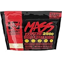 Mutant Mass Extreme Gainer Whey Protein Powder Build Muscle Size and Strength High Density Clean ...