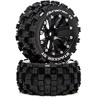 Amazon.com: Duratrax STAKKER ST 2.8 Mounted F/R C2 0 Offset Black 2 ...