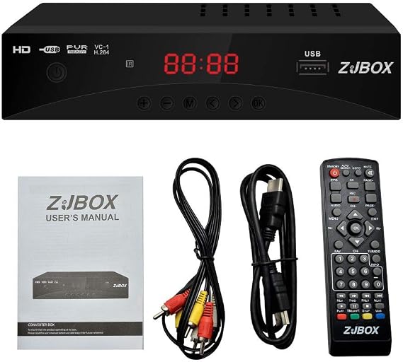 Digital TV Converter Box, Cabal Box - ZJBOX for Analog HDTV Live1080P ...