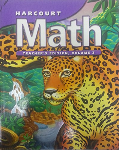 Harcourt Math, 6th Grade, Vol. 2, Teacher Edition: Houghton Mifflin ...