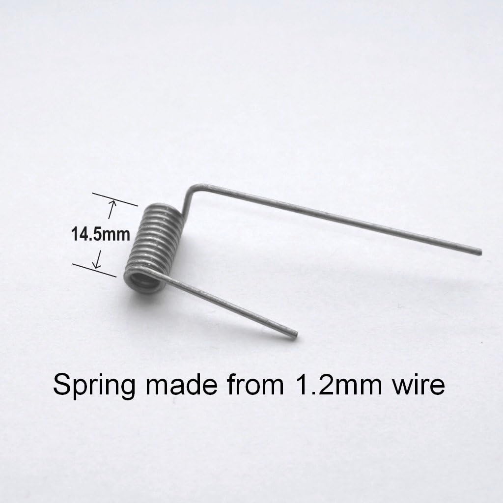 Pack of 4 Letter Plate/Letterbox Springs with Cranked Arm (2 Different ...