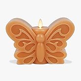 Amazon.com: Luminara Blooming Mauve Butterfly Garden Candle- Flameless ...