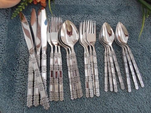 Amazon.com | Oneida 18/8 USA Community Stainless Flatware Set GLOSSY ...