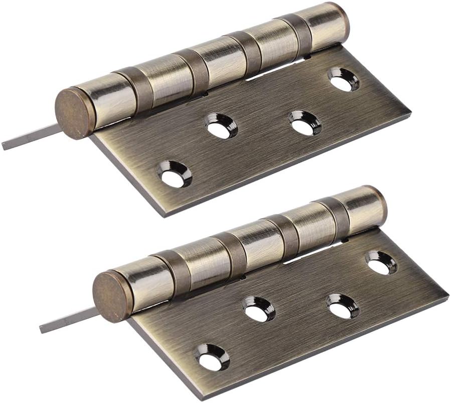 Garosa 4 Inch Door Hinge Stainless Steel Hinge Slotted Loose-Leaf Door ...